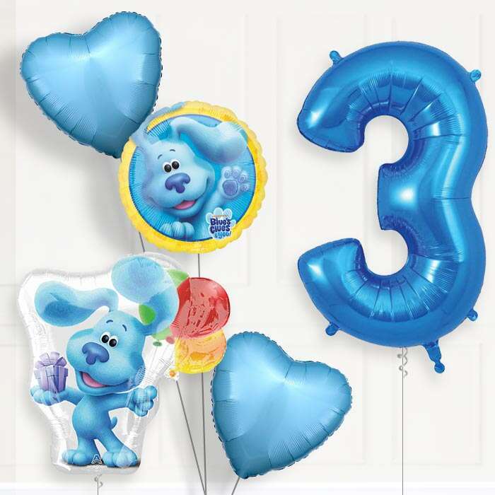 Blues Clues Helium Balloon Package 3rd Birthday